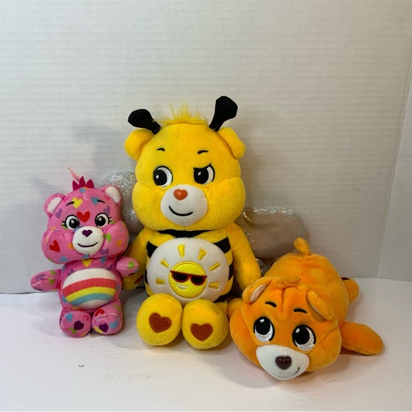 Care Bears | Toys | Collection Of 3 Care Bears Bee Funshine Cutellos ...